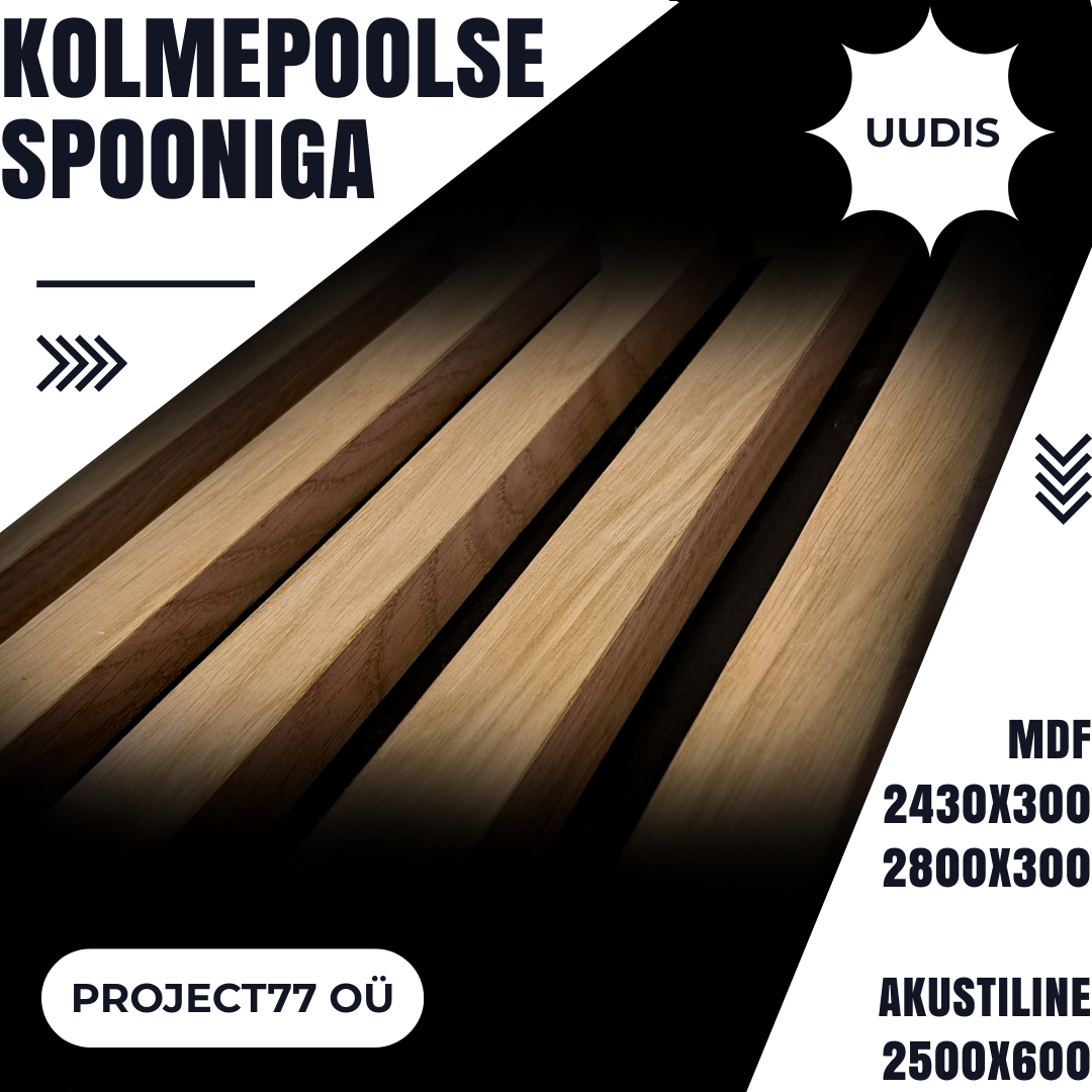 Ribipaneelid Project77, erinevad toonid ja spoonid